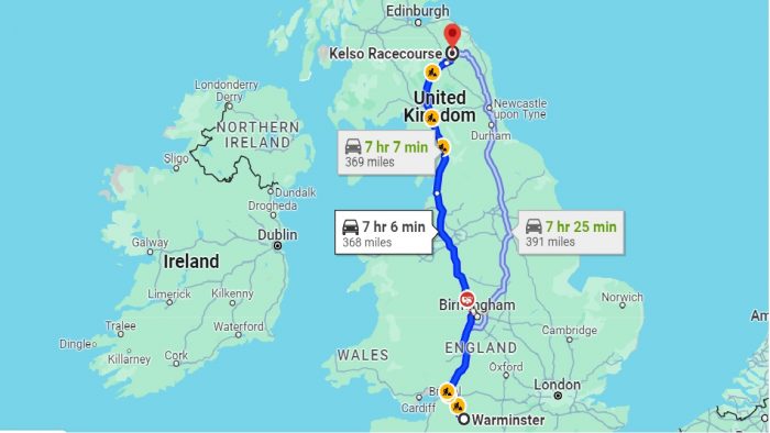 736-mile round trip: Anthony Charlton's first ever Kelso runners form ...