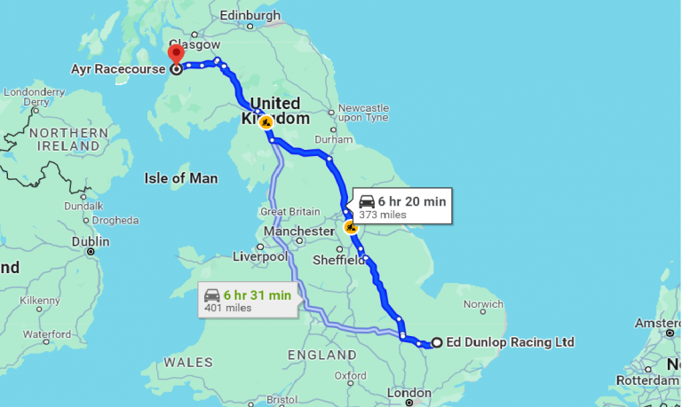 25/1 double: Ed Dunlop sends two on the 745-mile round trip to Ayr on ...
